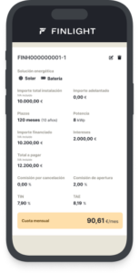 Finlight - Financiamos el autoconsumo solar